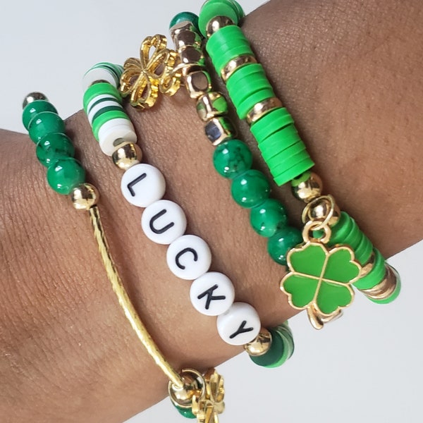 St Patricks Bracelet - Etsy