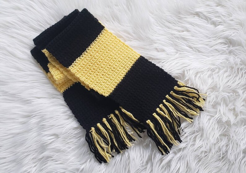 Crocheted Harry Potter Scarf Choose Your House | Etsy