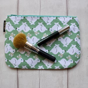 White Rabbits Makeup Bag or Pencil Case. Retro Gemoetric - Etsy UK