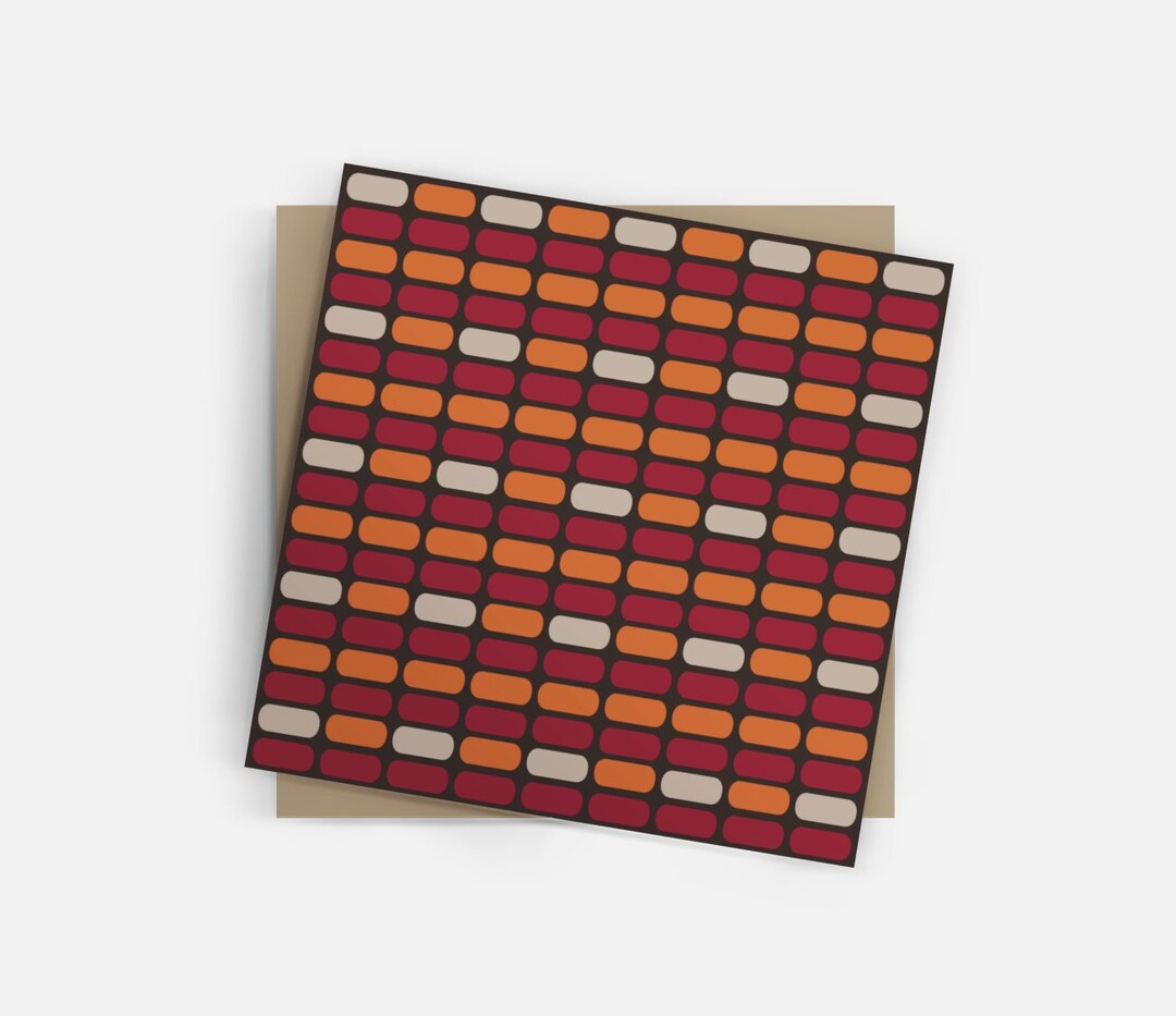 Glasgow Subway Moquette Seat Greeting Card. Abstract - Etsy