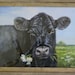 Black Cattle Art- Cow Painting- Cattle Art Print- Giclee Cow Art Print ...