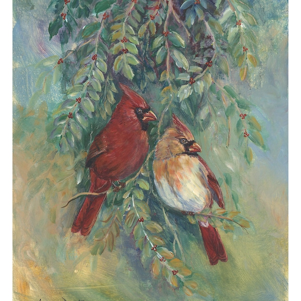 Cardinal Art Print - Etsy