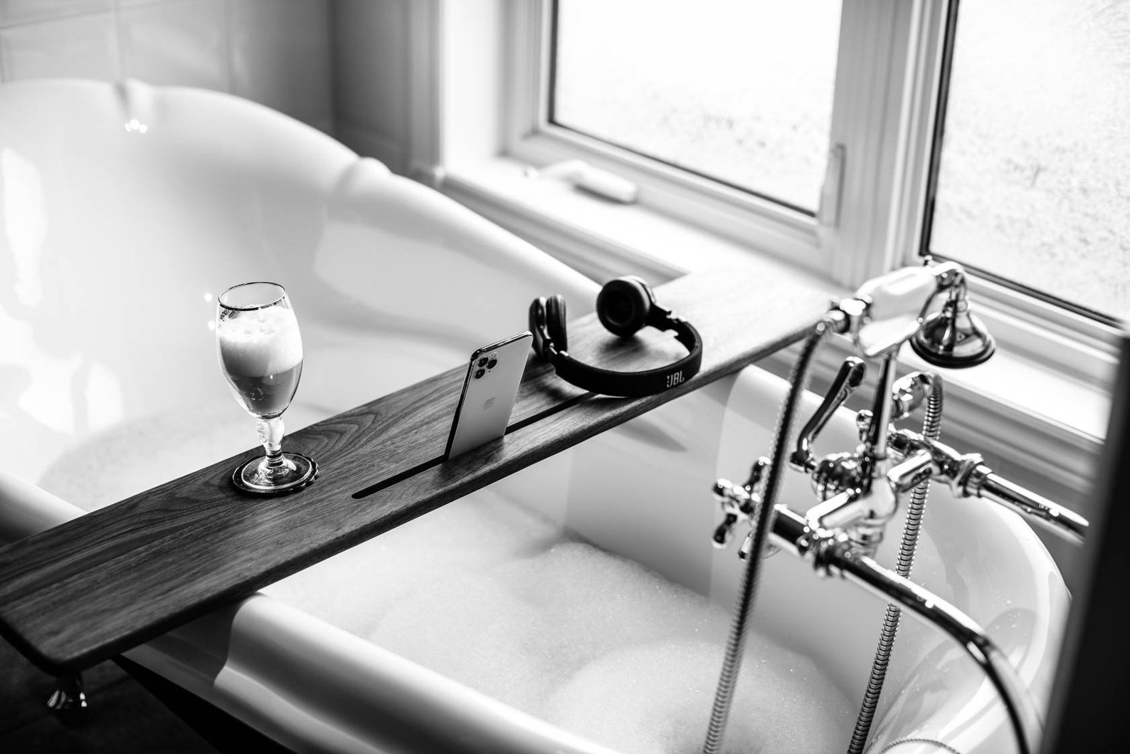 Minimalist Walnut Bath Caddy - Etsy