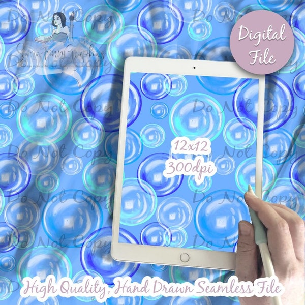 Bubble Digital Paper - Etsy