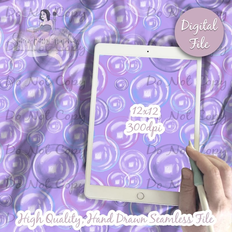 Bubble Digital Paper - Etsy