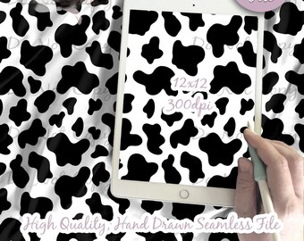 Cow Pattern PNG Farm Pattern Sublimation Repeat Pattern for - Etsy