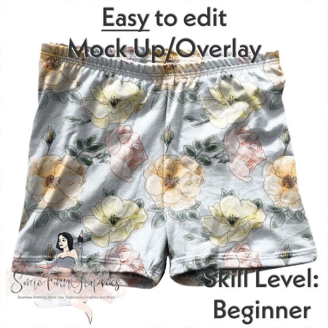 Shorts Realistic Mock-up / Gym Short Mock up / Shorties Editable From ...