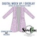 Cardigan Duster Mock-up / Jumper Sweater Mock up / Digital Mock up ...