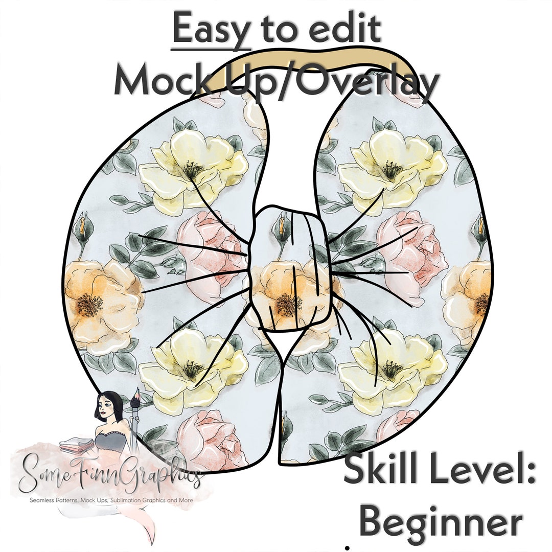Bow Mock-up / Bows Mock up / Digital Mock up for Hair Bow / Baby ...