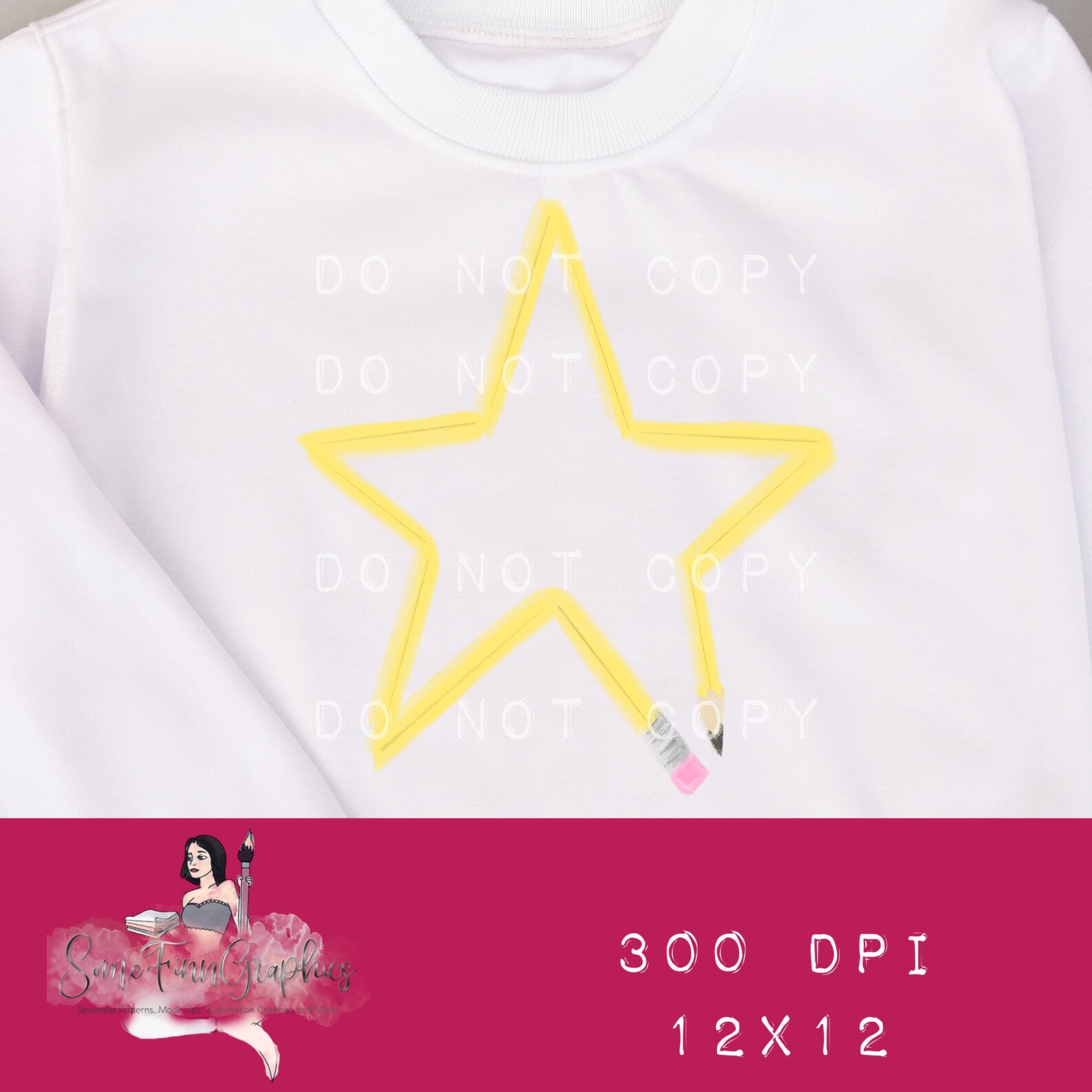 Pencil Star PNG Back to School Png Star Student Teacher - Etsy