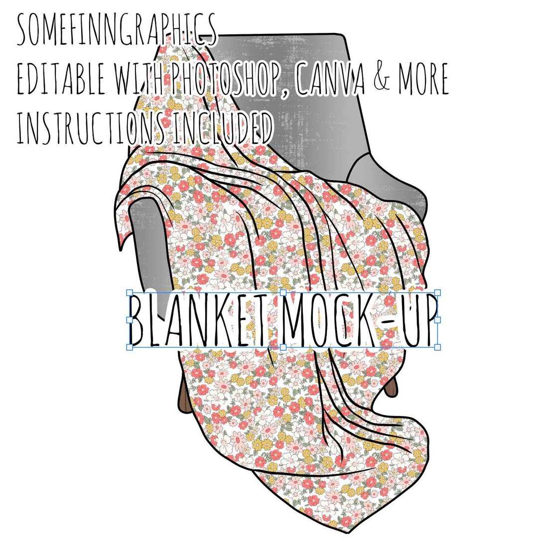 Blanket Mock-up / Fabric Mock up / Digital Mock up for Quilt Fabrics ...