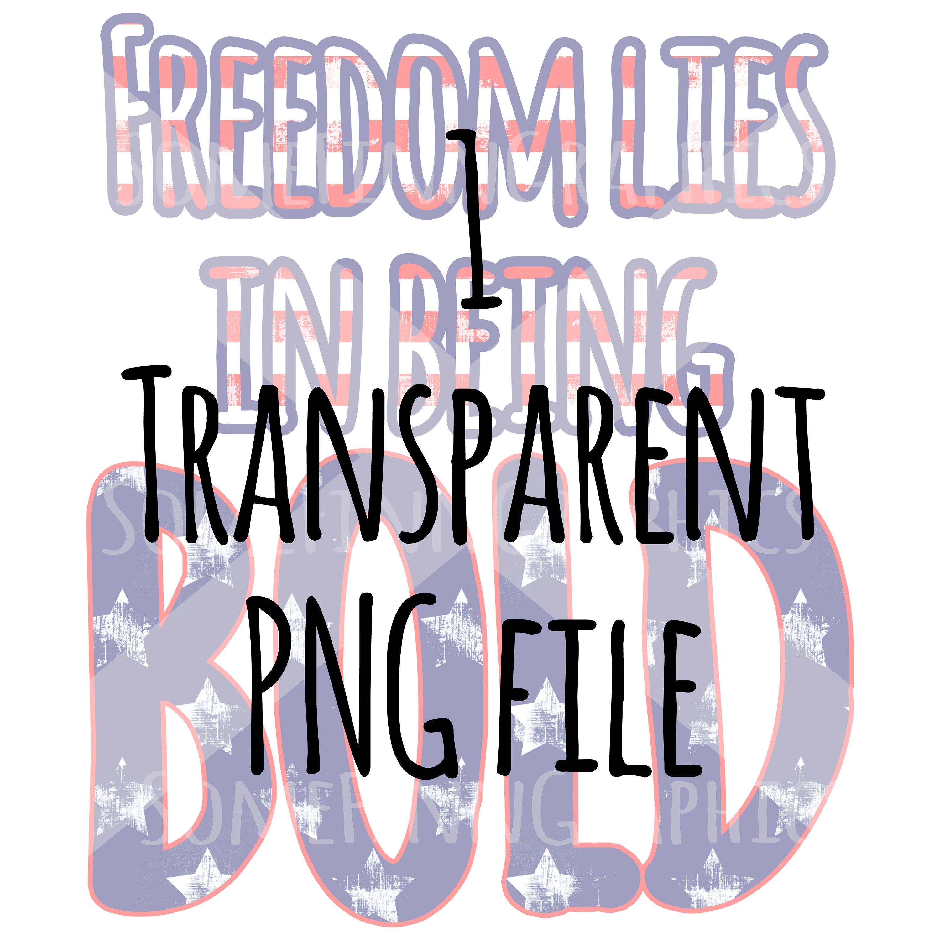 Patriotic Digital Graphic 4th of July Clip Art PNG - Etsy