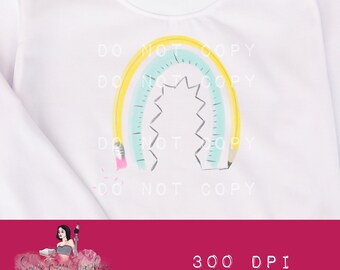 Pencil Rainbow PNG - Etsy