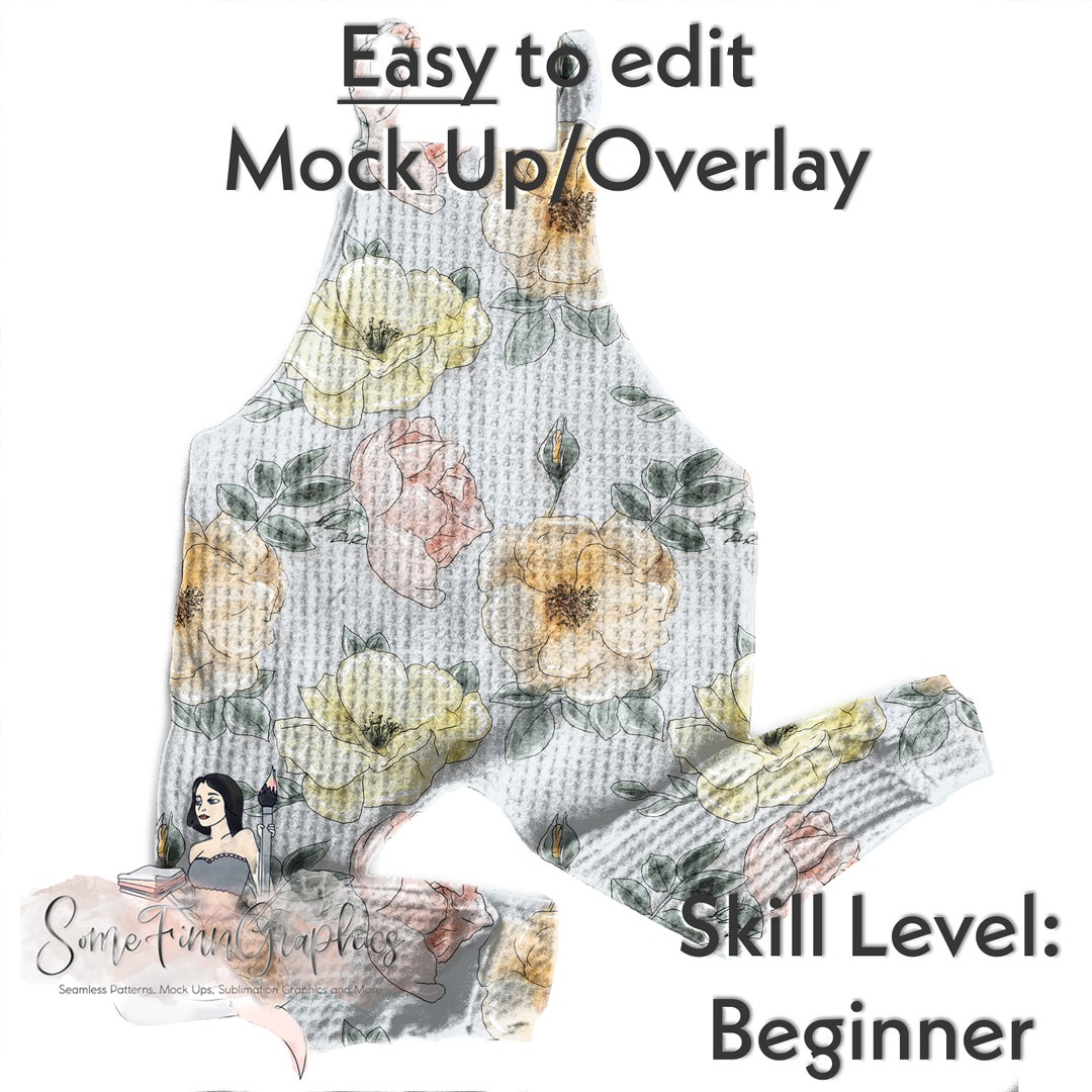 Overalls Realistic Mock-up / Dungarees Mock up / Editable From Mobile ...