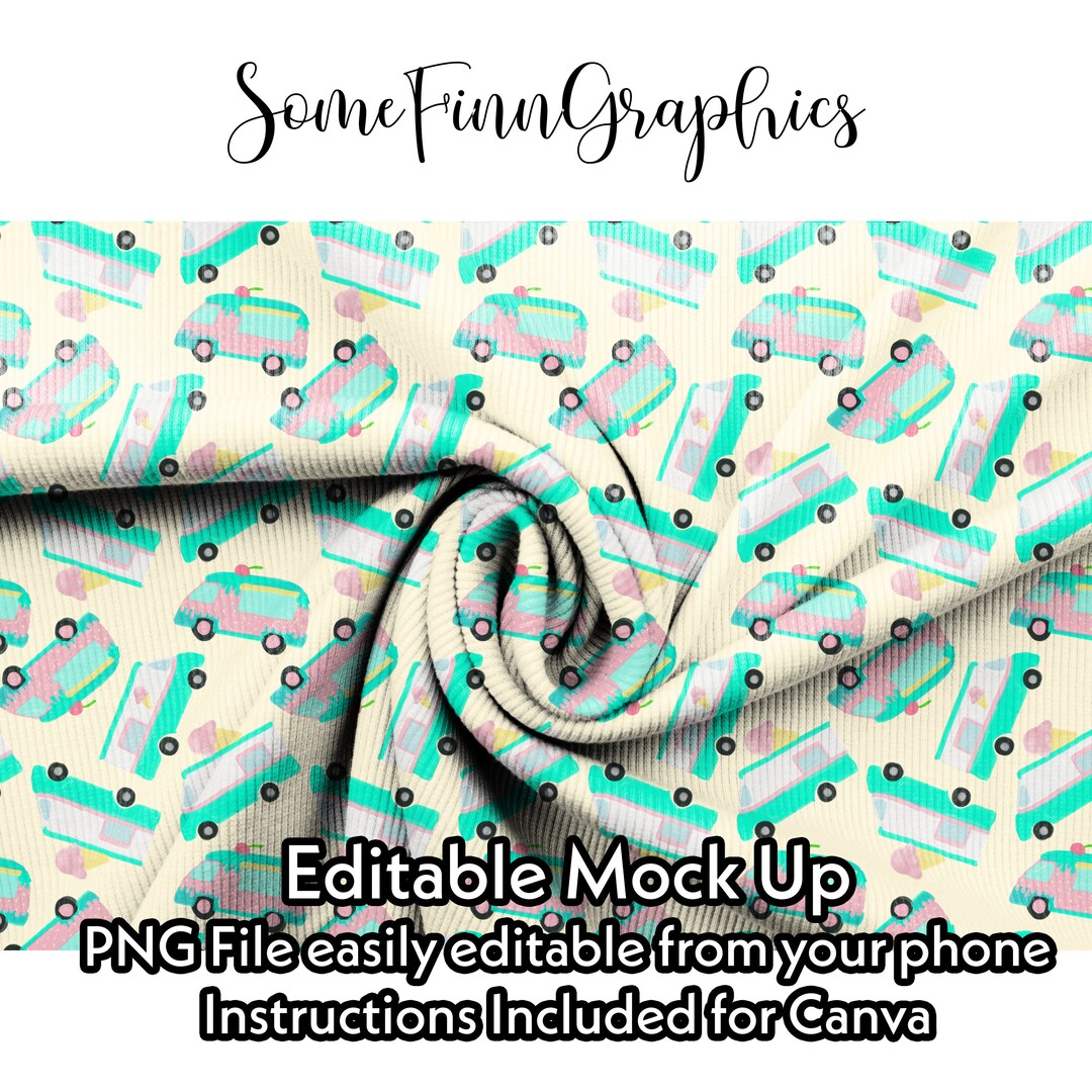 Fabric Realistic Mock-up / Textile Mock up / Editable From Mobile ...