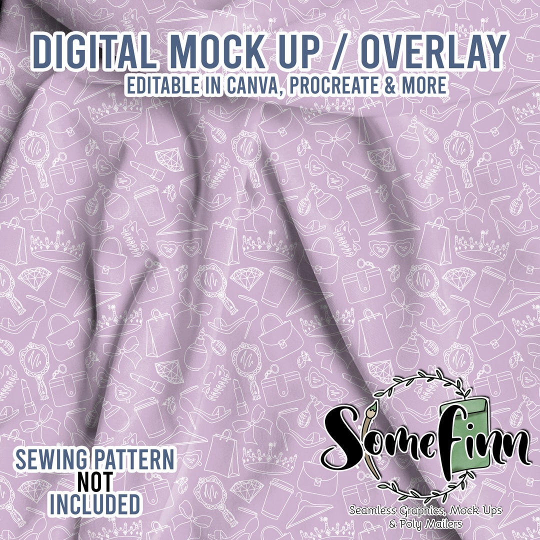 Double Brushed Poly Fabric Realistic Mock-up / Textile Mock up ...