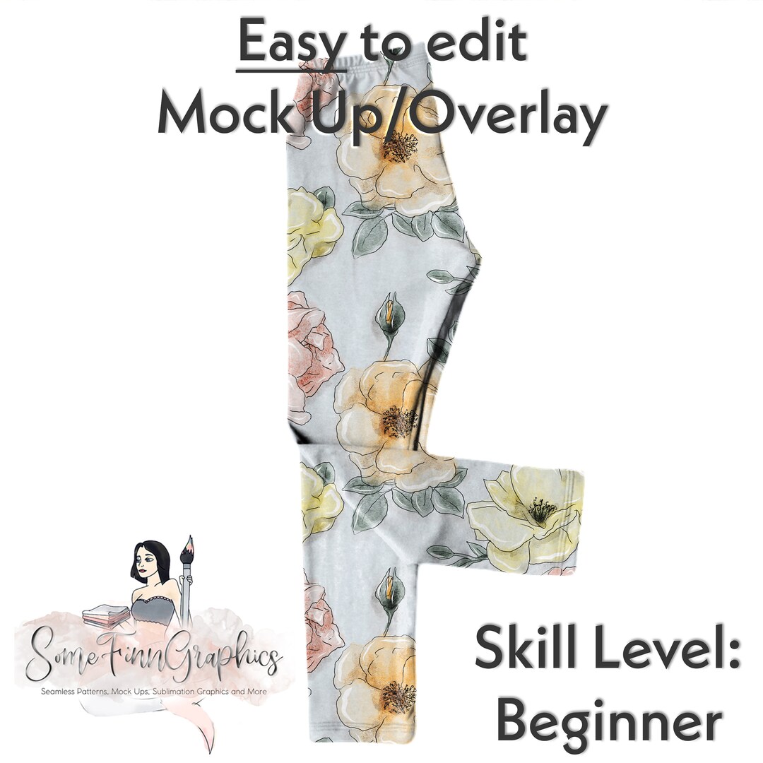 Leggings Realistic Mock-up / Pants Mock up / Editable From Mobile ...