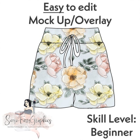 Shorts Mock-up / Short Mock up / Digital Mock up for Clothing - Etsy