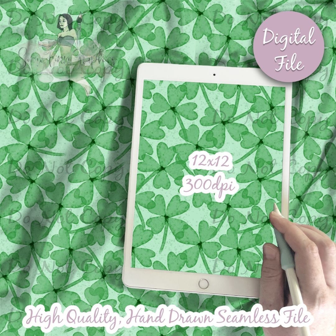 St Patricks Day Digital Paper | Digital Download | Seamless Files ...