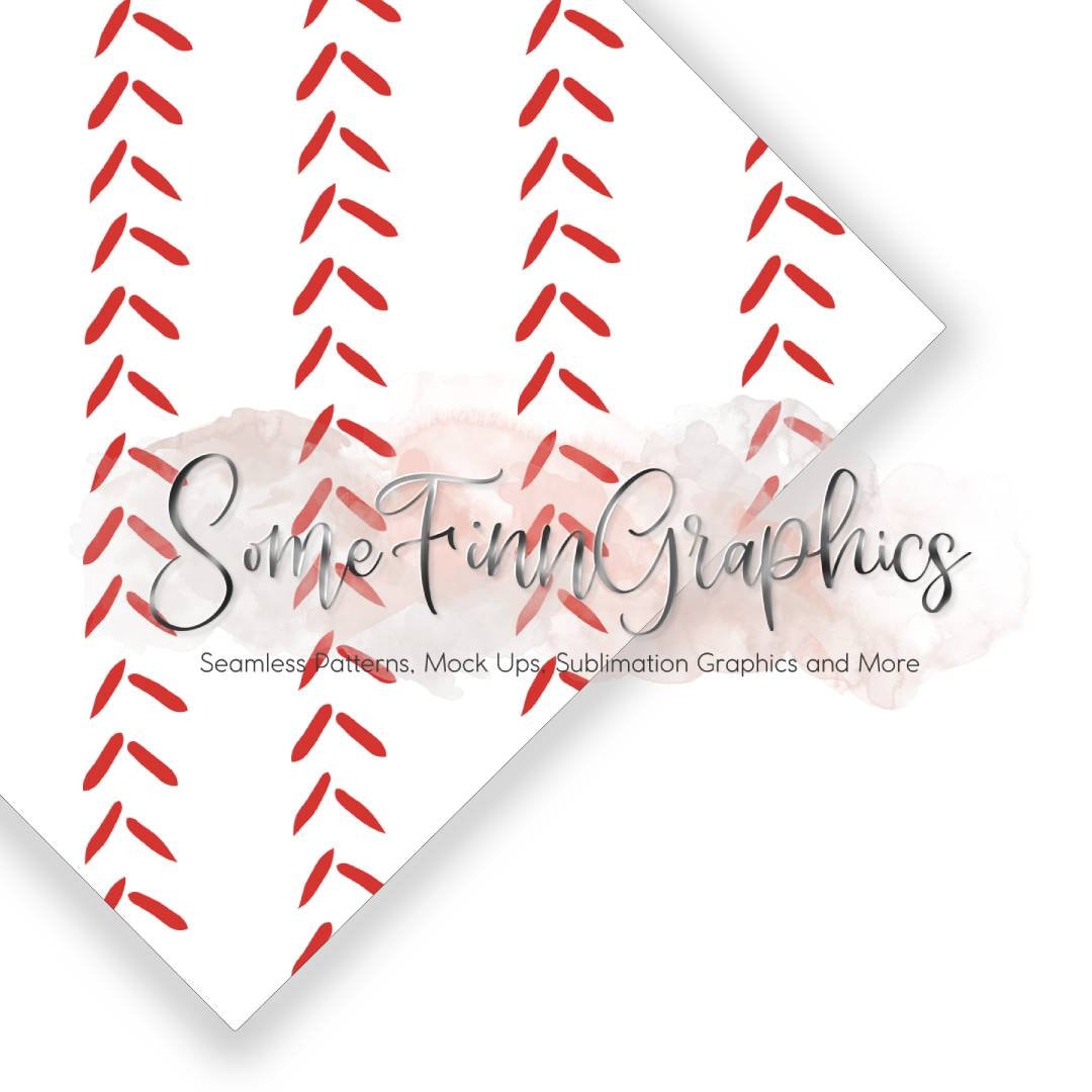 Baseball Stripes Digital Paper Seamless Pattern Baseball - Etsy