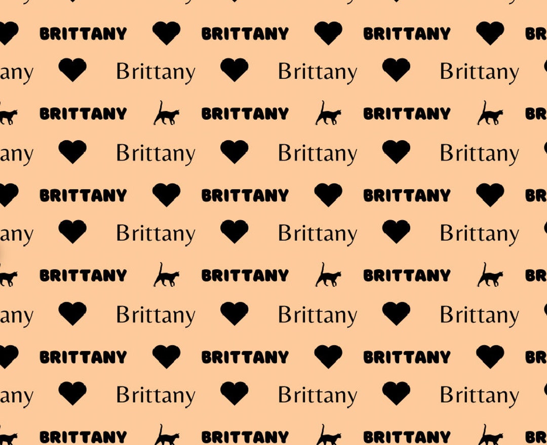 Editable Name Seamless File, Canva Edit Template, Repeating Name ...