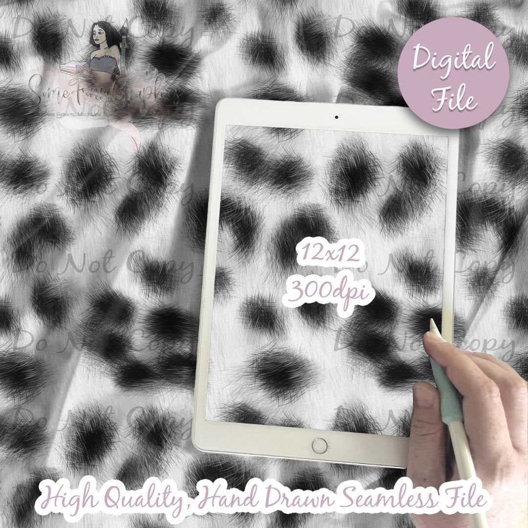 White Cheetah Fur Print Seamless Pattern, Animal Print, Realistic ...