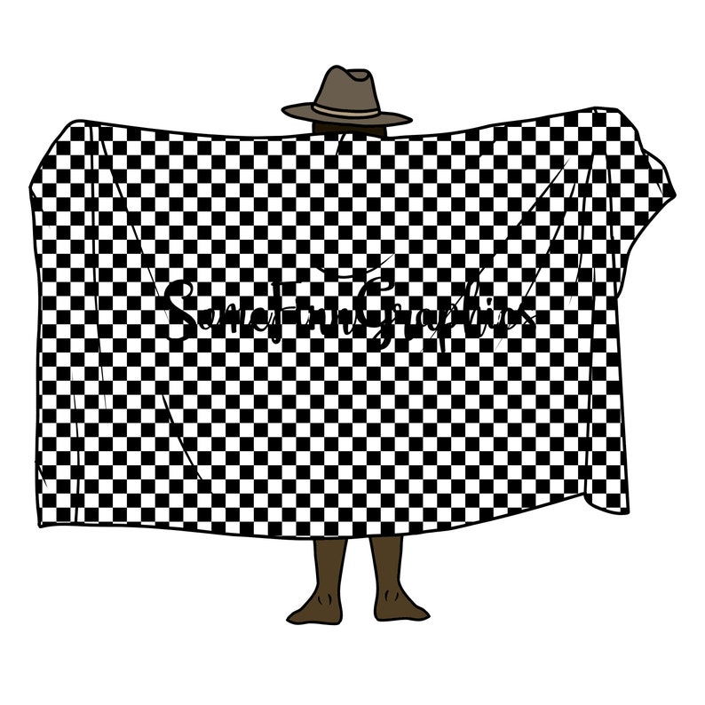 Checkered Black and White Digital Paper Seamless Pattern | Etsy