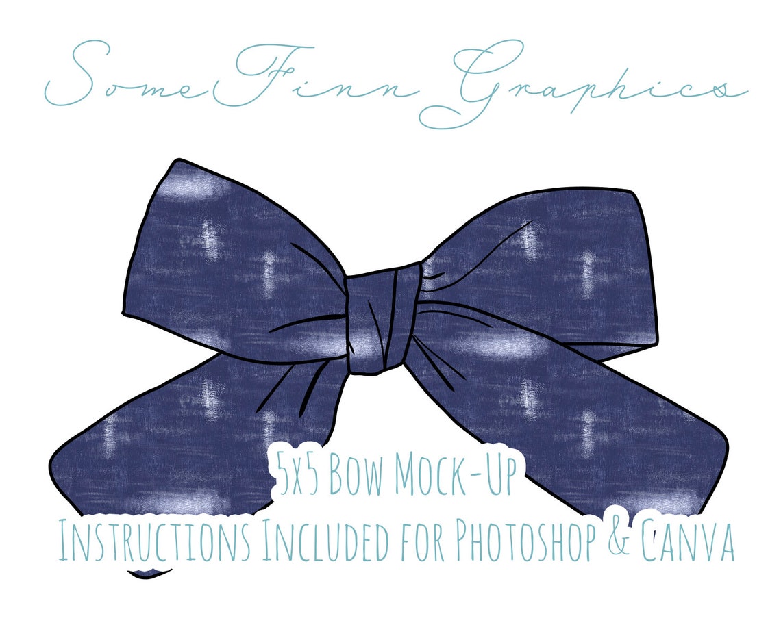 Bow Mock-up / Bows Mock up / Digital Mock up for Hair Bow / Baby ...
