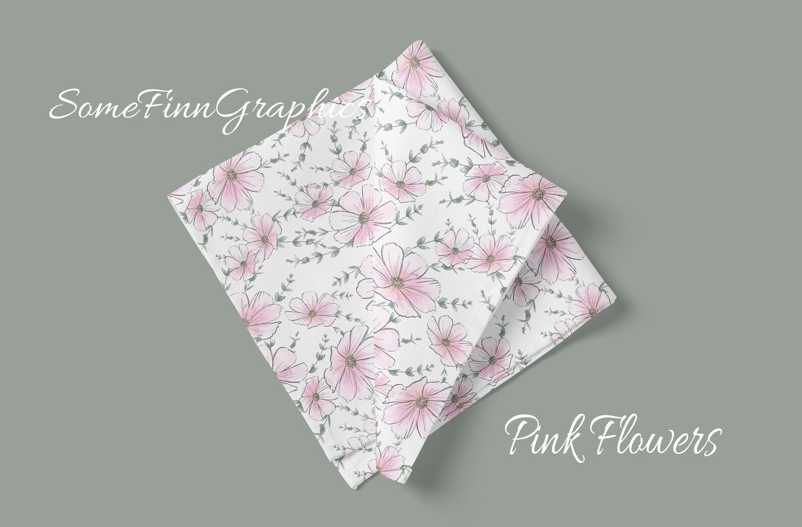 Pink Watercolor Floral Seamless Digital Paper Pattern - Etsy