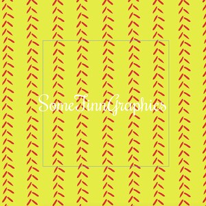 Softball Stripes Digital Paper Seamless Pattern Softball - Etsy