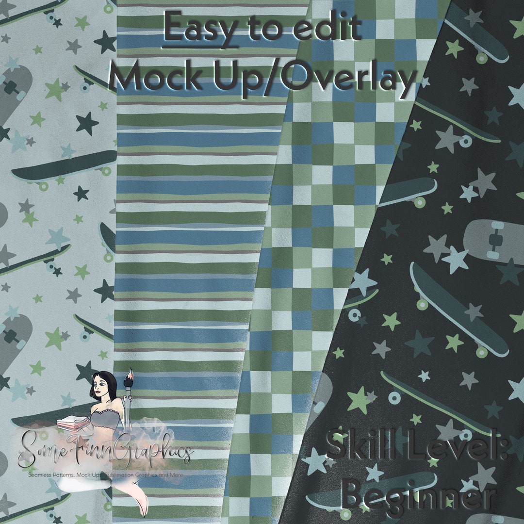 Fabric Mockup, Listing Photo Template, Blanket Mock Up, Digital Paper ...