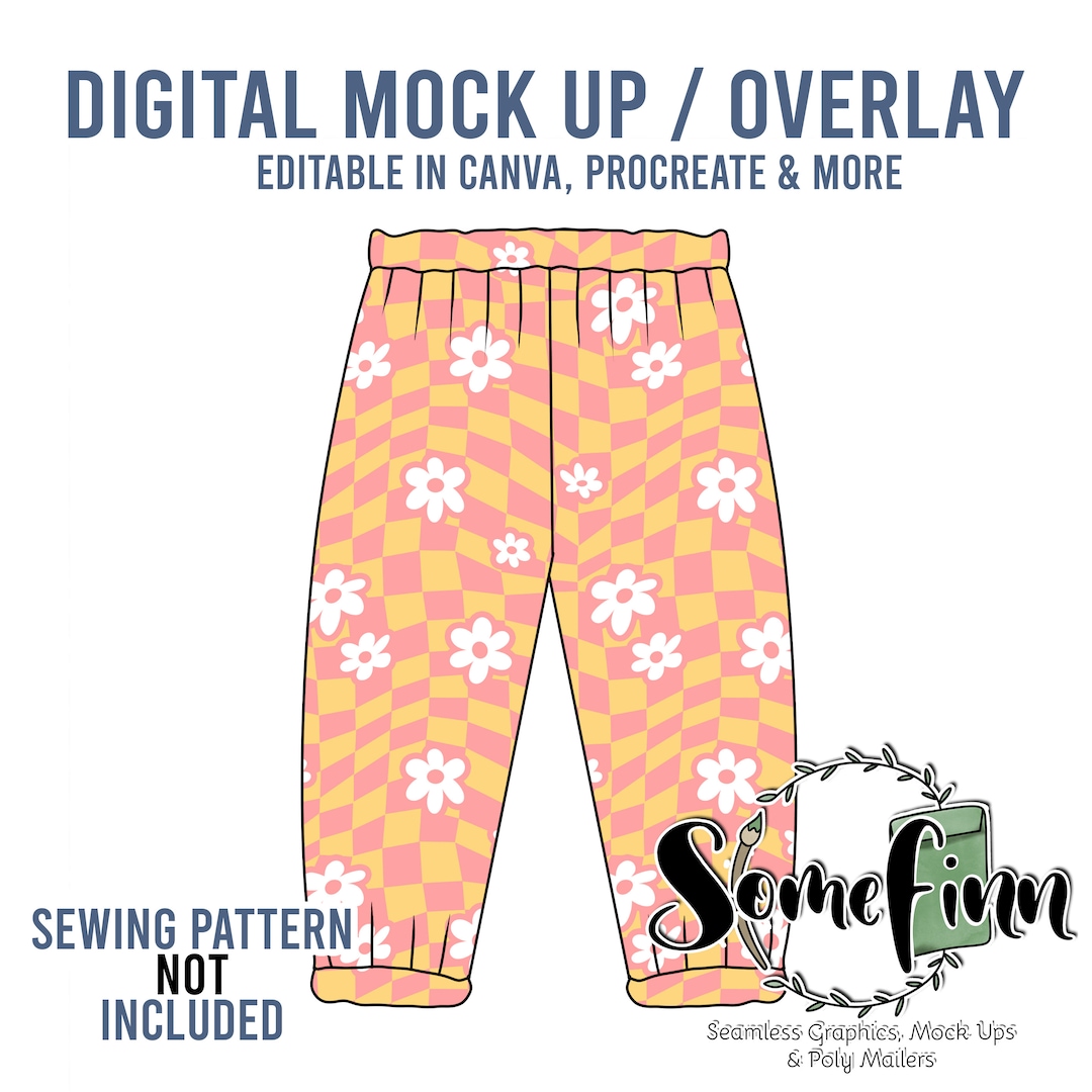 Pants Mock-up / Mockup Pants / Mock up Kid / Digital Mock up / PNG ...