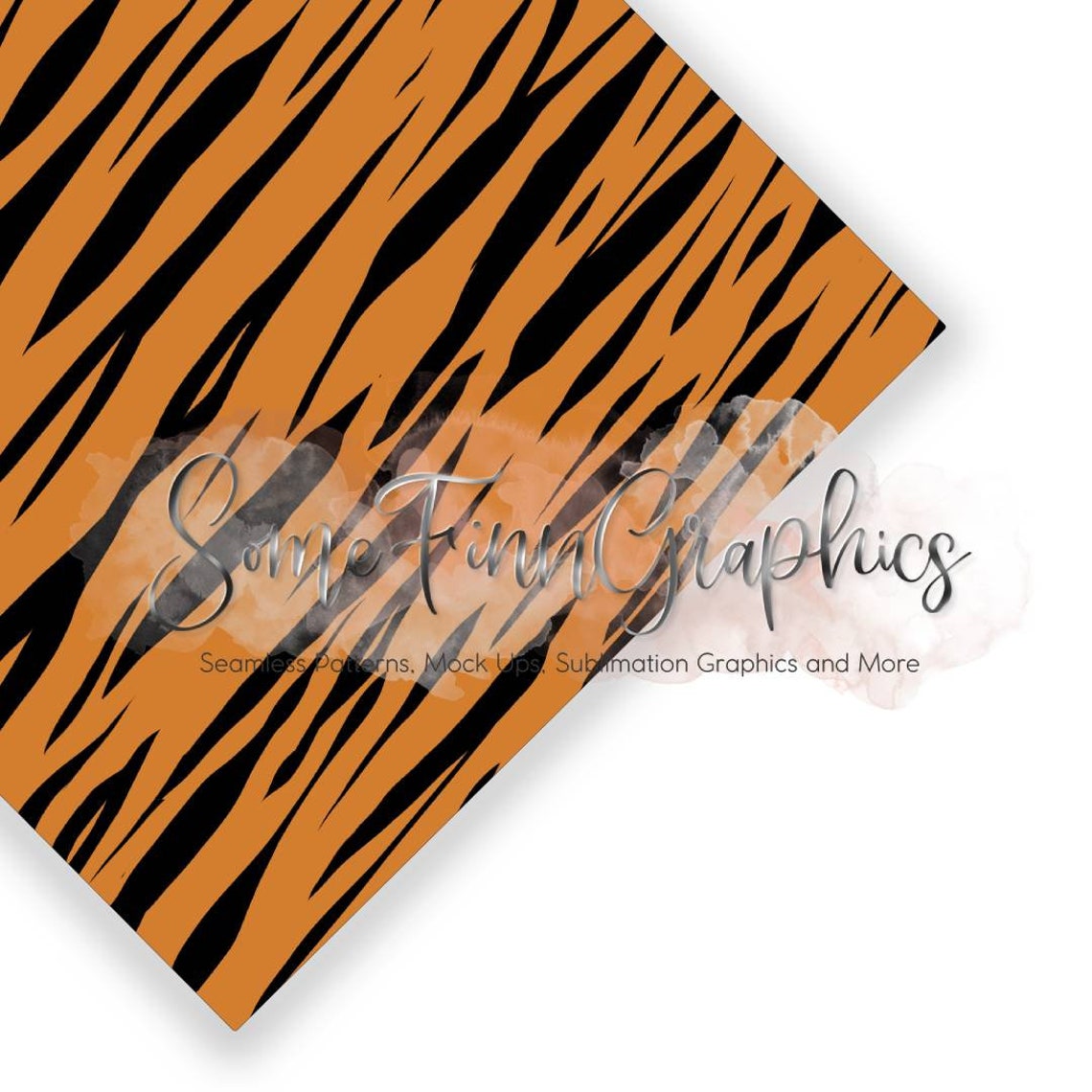 Tiger Stripes Print Digital Paper Seamless Pattern for Fabric - Etsy