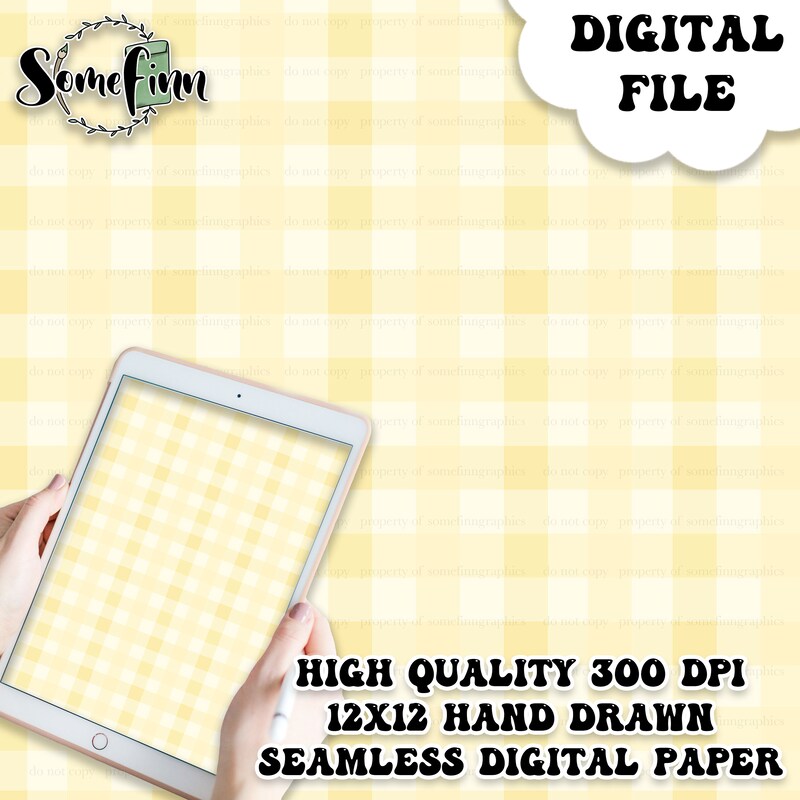 Yellow Gingham - Etsy