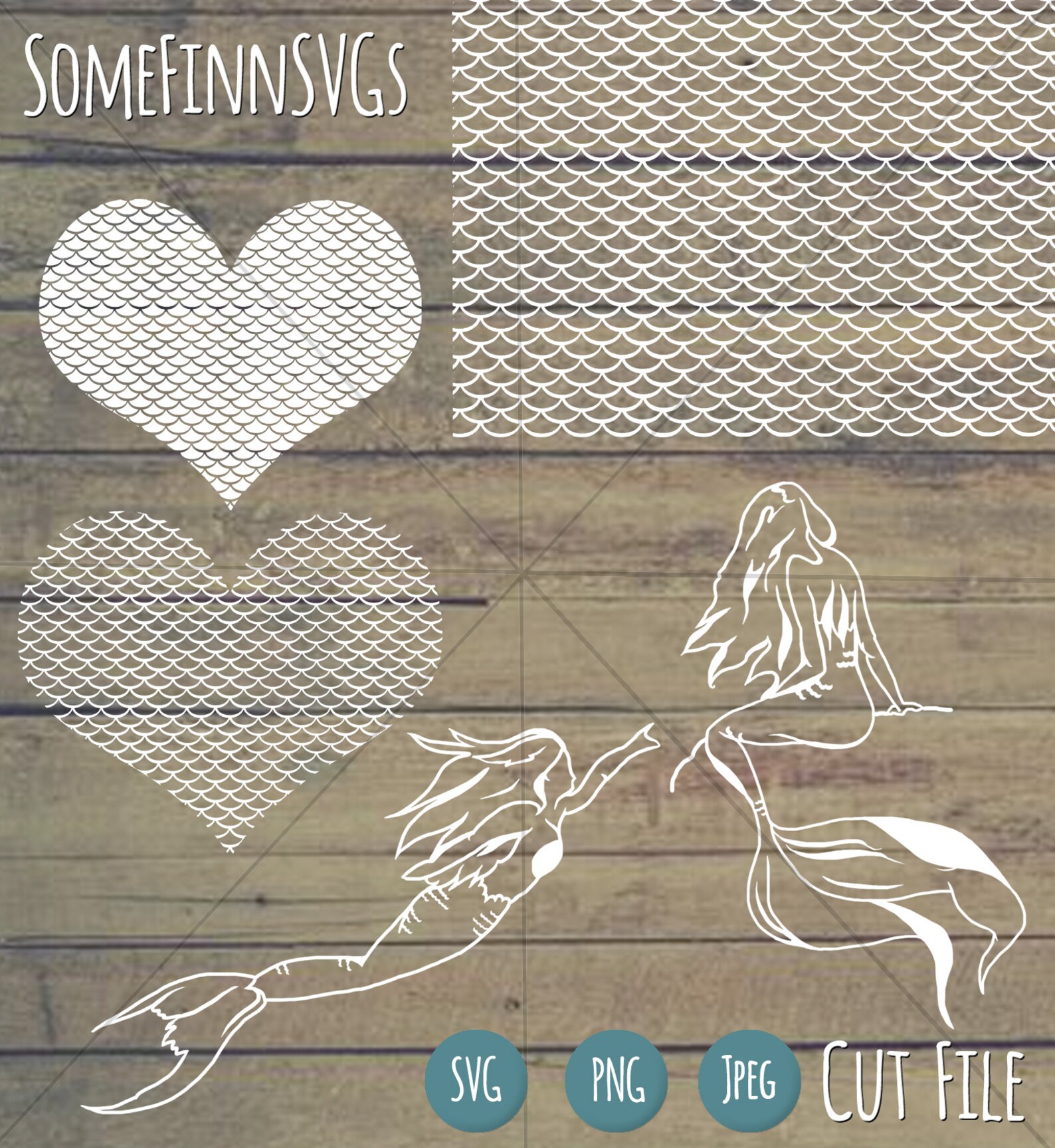 Mermaid Bundle SVG Svg Bundle for Cricut Mermaid Cricut - Etsy