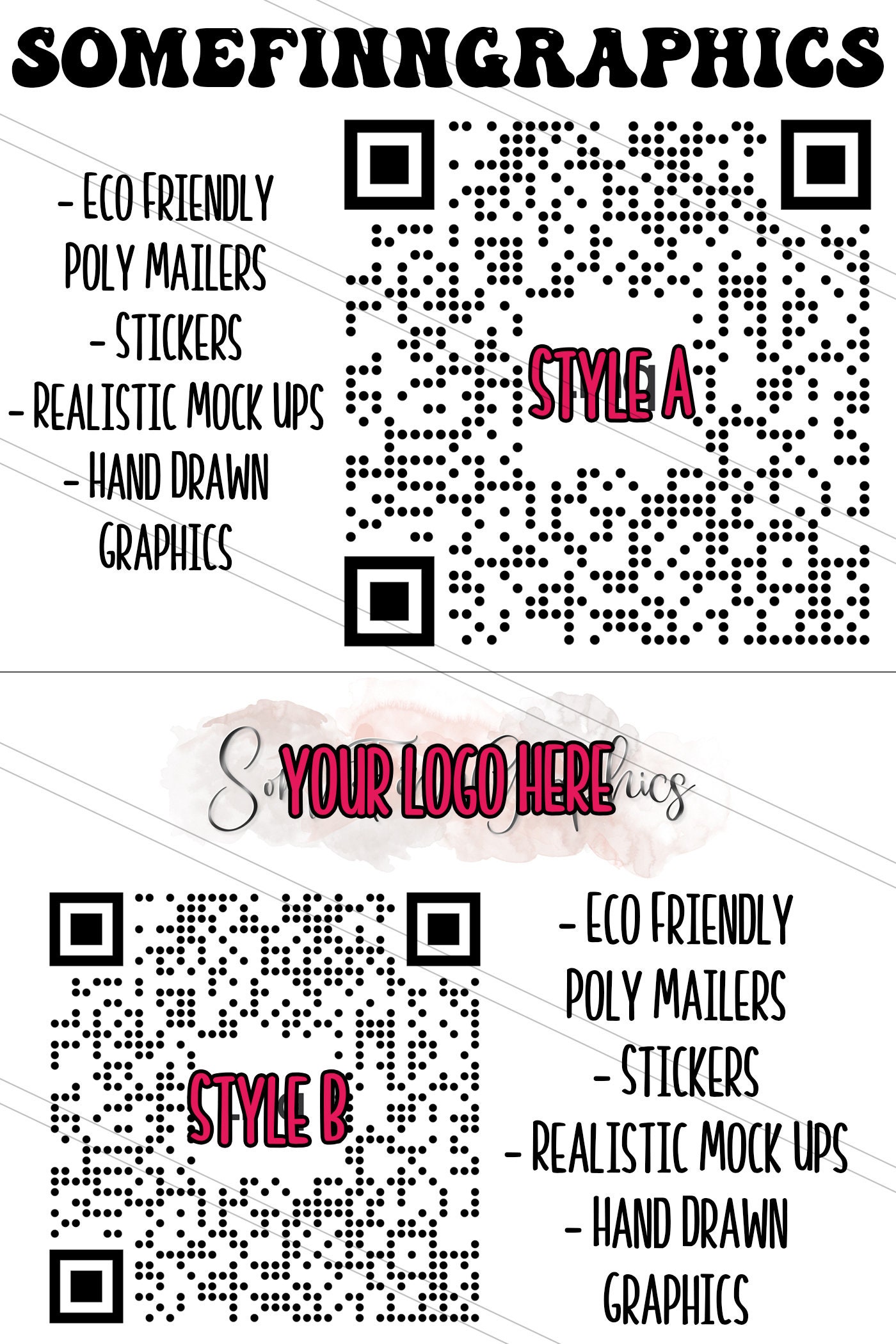 QR Code Sticker for Business, Personalized Small Business Stickers ...