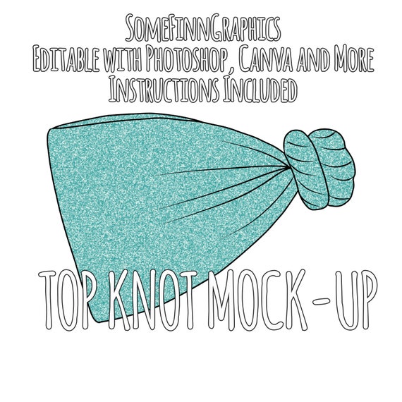 Knotted Headband Mock-up / Top Knot Mock up / Digital Mock up | Etsy