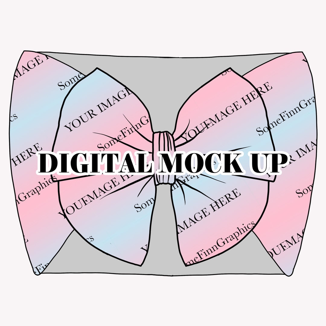 Bow Mock-up / Bows Mock up / Digital Mock up for Bow Headband / Baby ...