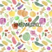 Fruit and Veggies Digital Paper, Seamless Food Pattern, Summer ...
