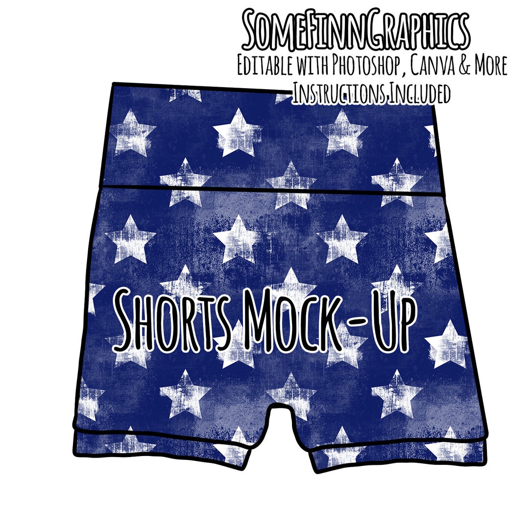 Shorts Mock-up / Short Mock up / Digital Mock up for Clothing Baby ...