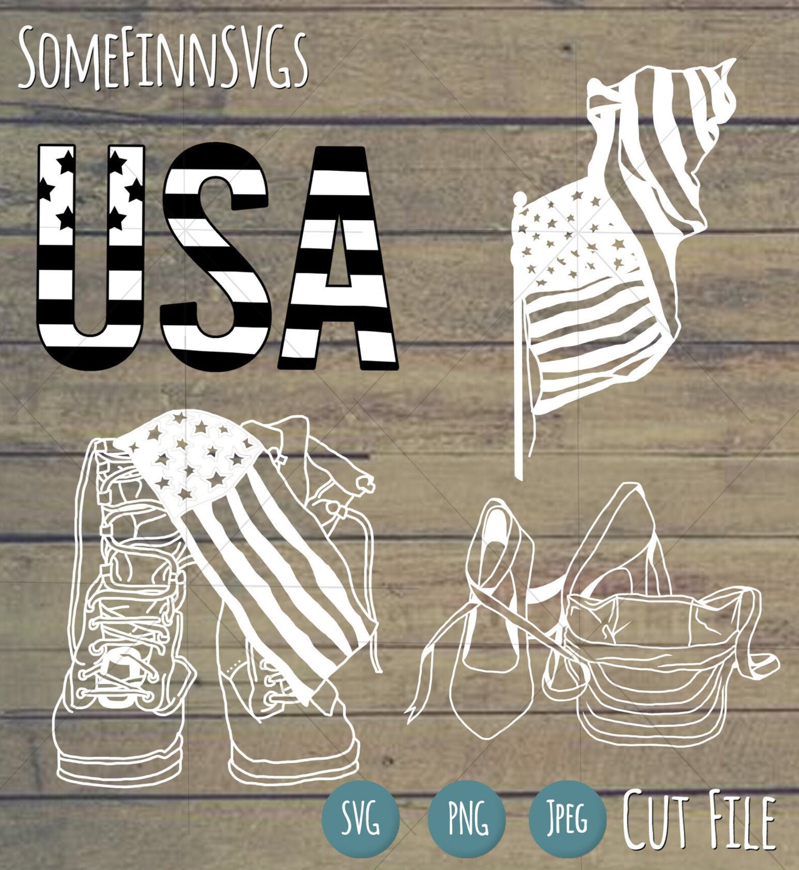 Military SVG Bundle // Patriotic SVG Bundle // USA Veteran - Etsy