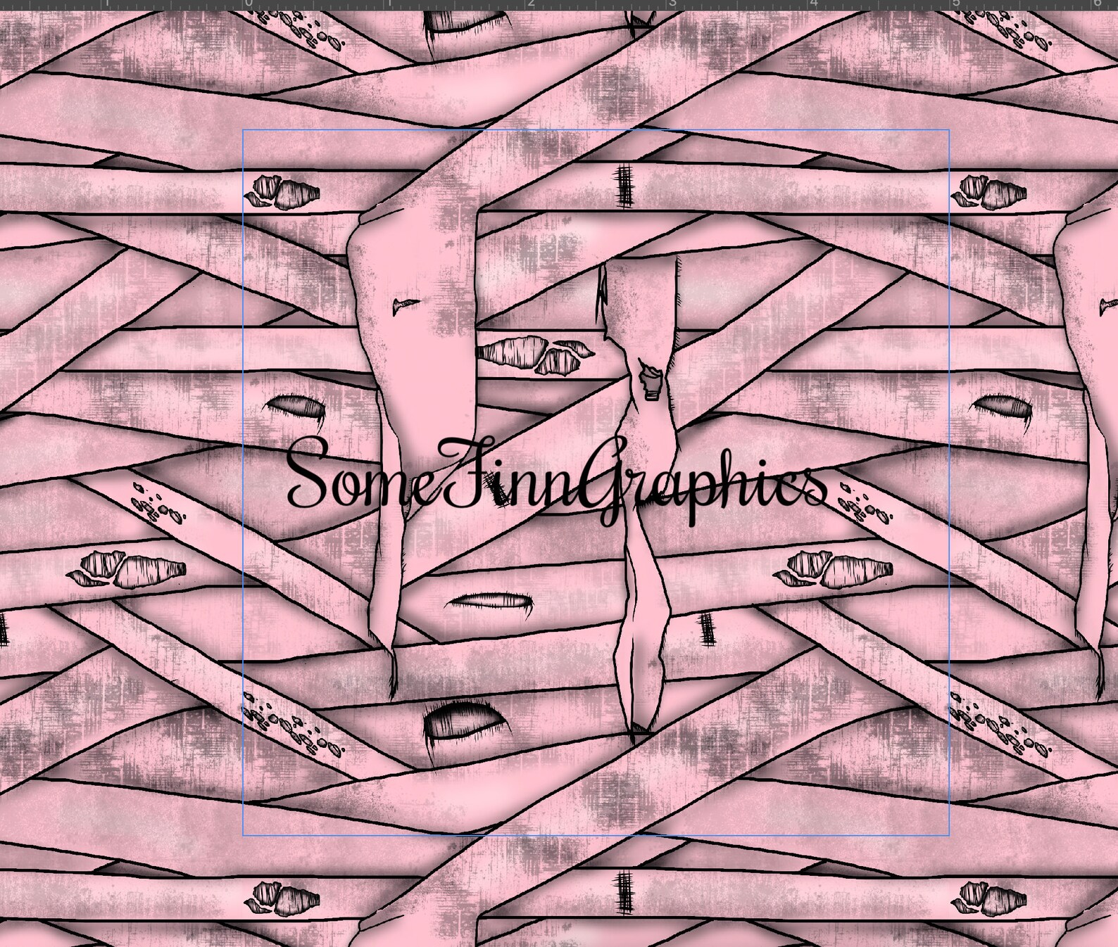 Mummy Seamless Pattern Download Mummy Digital Paper Pink - Etsy