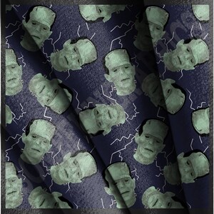 Frankenstein Digital Paper - Seamless Frankenstein Pattern ...
