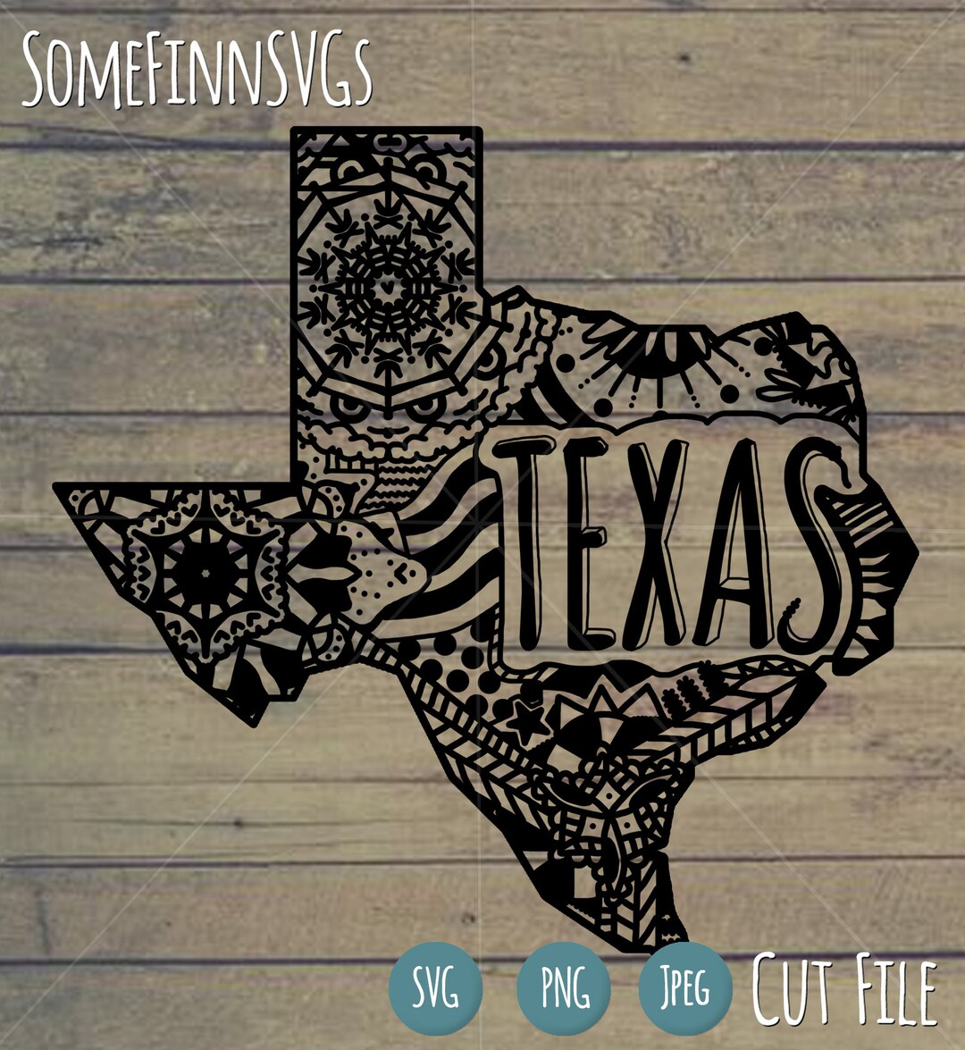 Texas State SVG, Texas Mandala Svg, Texas Clipart, Texas Pride Png ...