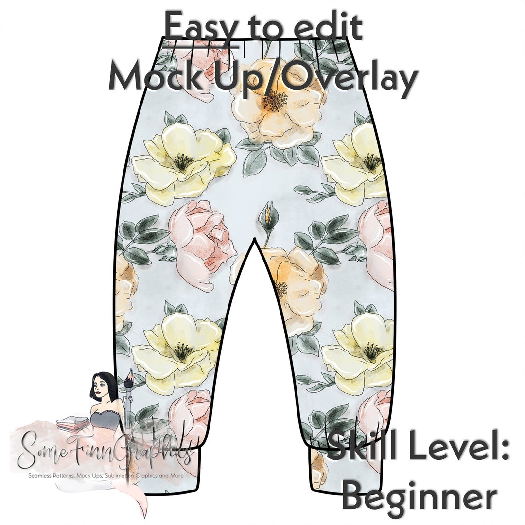 Pants Mock-up / Bottoms Mock up / Digital Mock up for Clothing, Pants ...