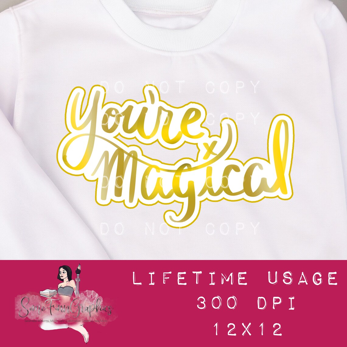Youre Magical PNG, Uplifting Png, Trendy Clipart, Digital Download ...
