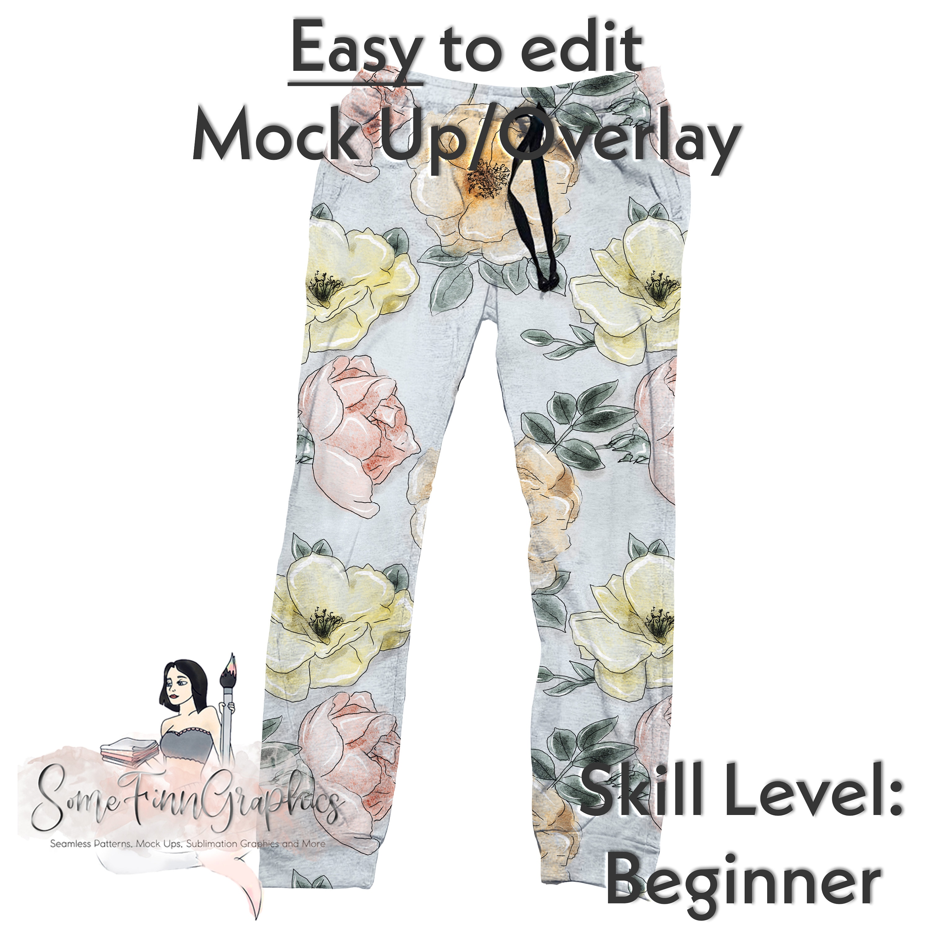 Joggers Realistic Mock-up / Pants Mock up / Editable From Mobile ...