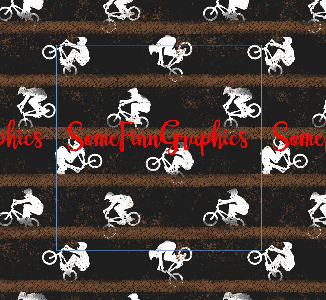 BMX Stripes Digital Paper Seamless Pattern Bike Fabric | Etsy
