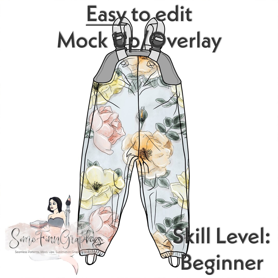 Snowpants Mock-up / Digital Mock up for Clothing Sweat Pants / PNG ...