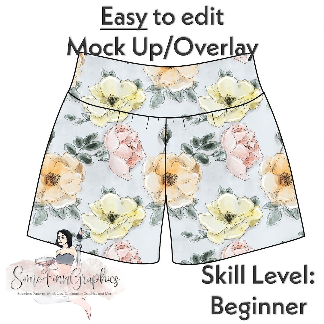 Shorts Mock-up / Short Mock up / Digital Mock up for Clothing Baby ...